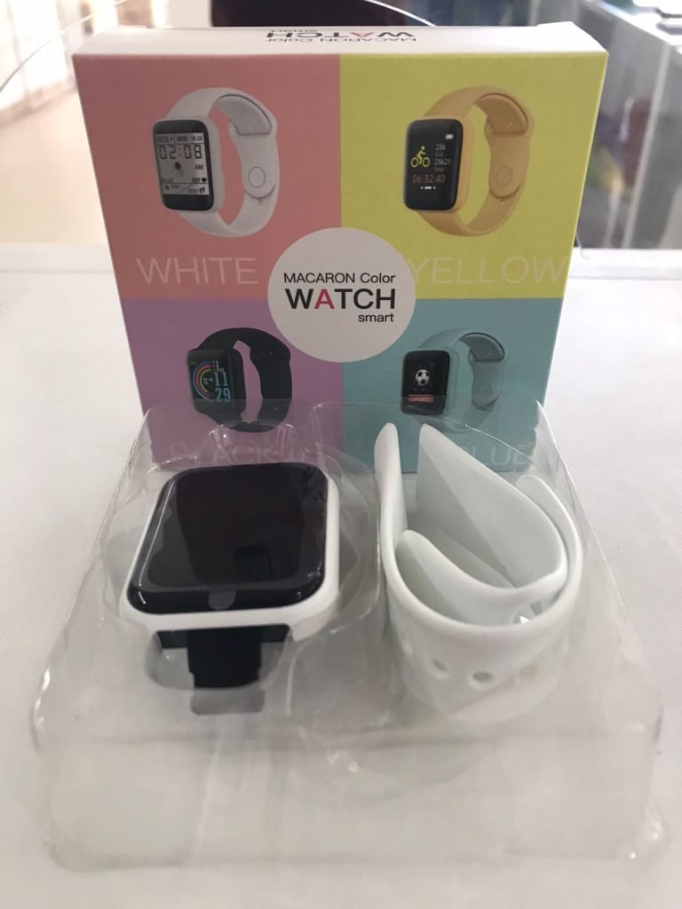 Smart Watch Macaron Color Blanco - MerkaTODO