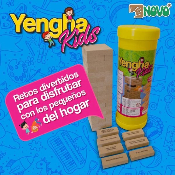 Yenga Amarillo 63 Piezas Kids - MerkaTODO